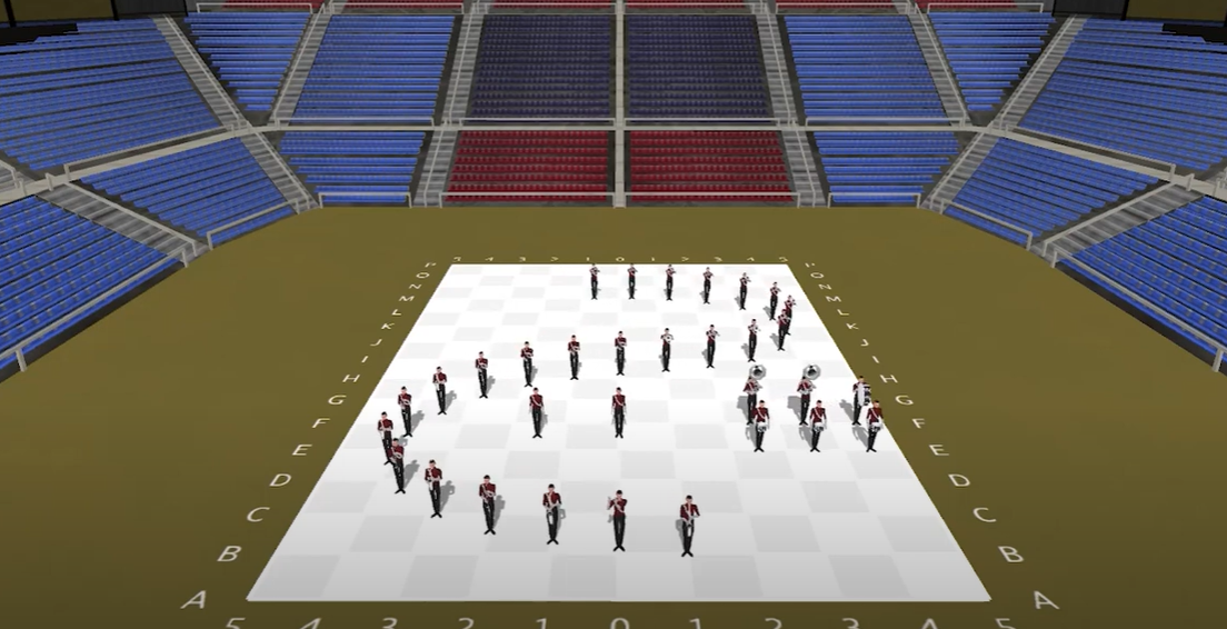USAF Heritage of America Band 2022 - JJ Visual Design for the Marching Arts