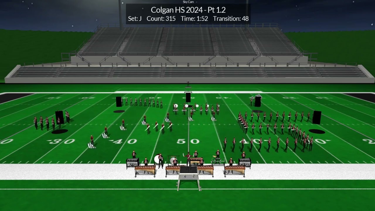 Colgan HS 2024 - JJ Visual Design for the Marching Arts